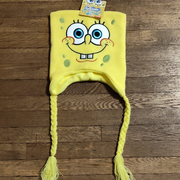 SpongeBob Squarepants | Accessories | Spongebob Squarepants Yellow Knit ...
